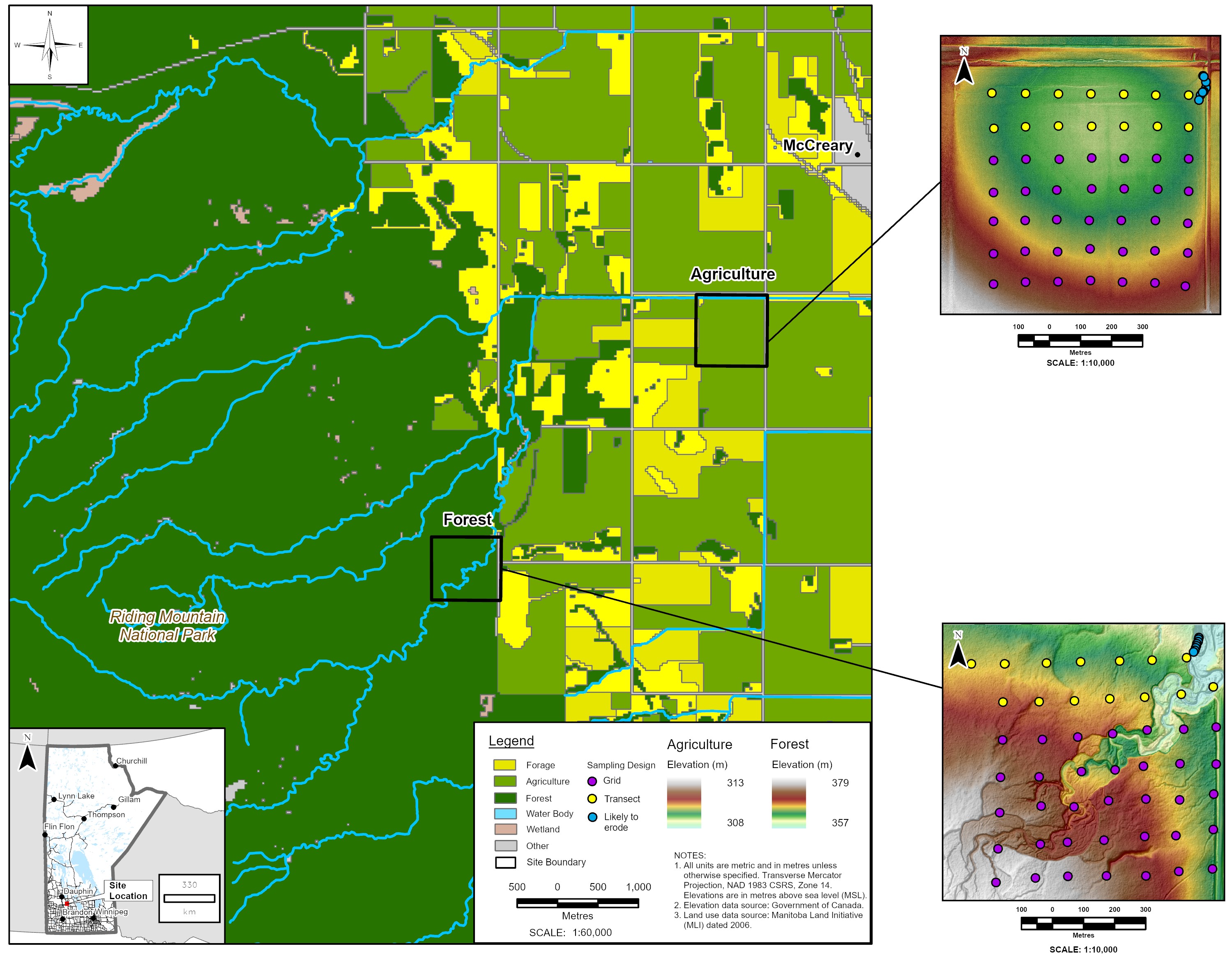 Effect of Sampling Design on Characterizing Surface Soil Fingerprinting Properties